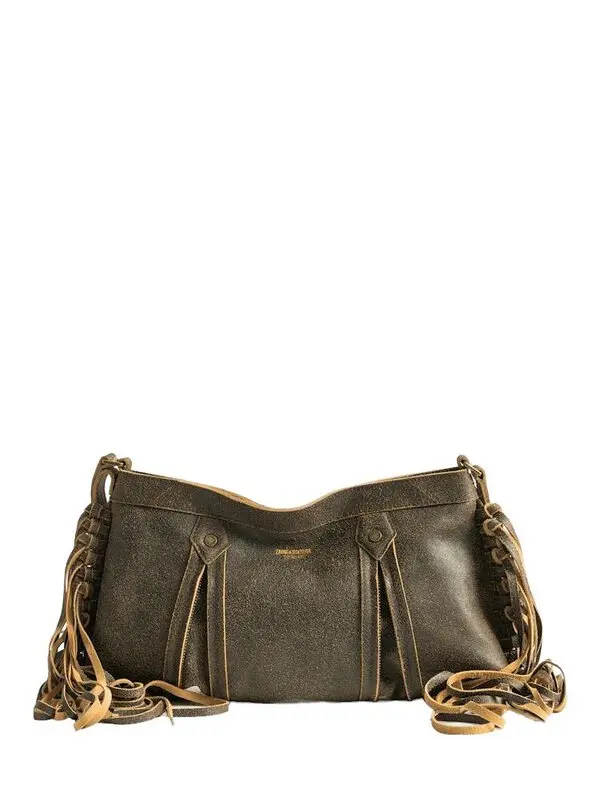 Zadig&Voltaire Sunny Moody Fringes Bag - Wood