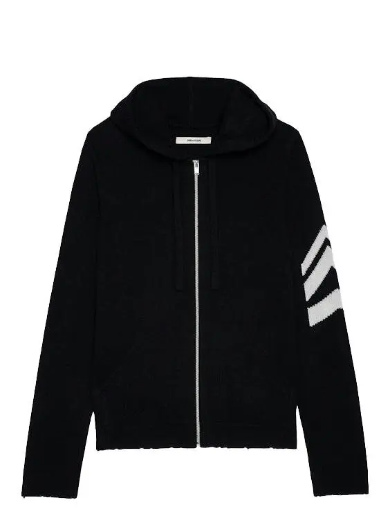Zadig&Voltaire Clash Arrow Cashmere Cardigan - Black