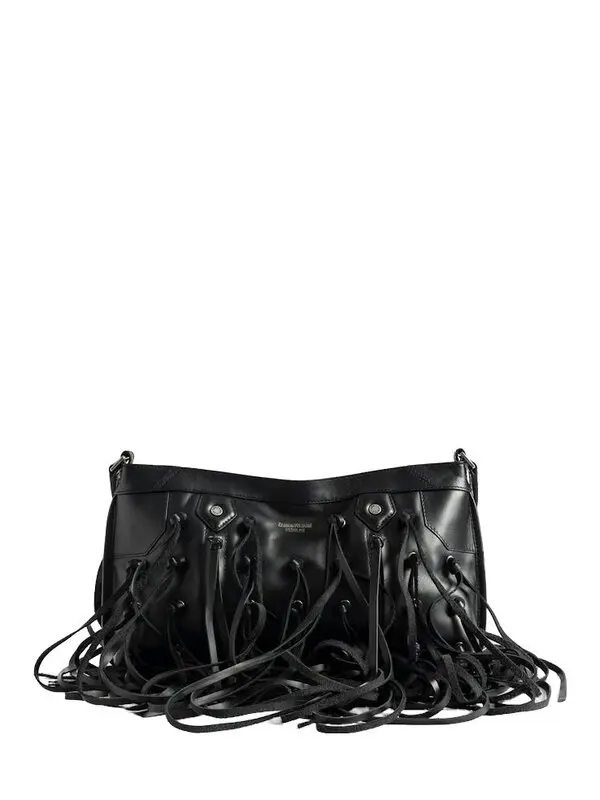 Zadig&Voltaire Sunny Moody Fringes Bag - Black