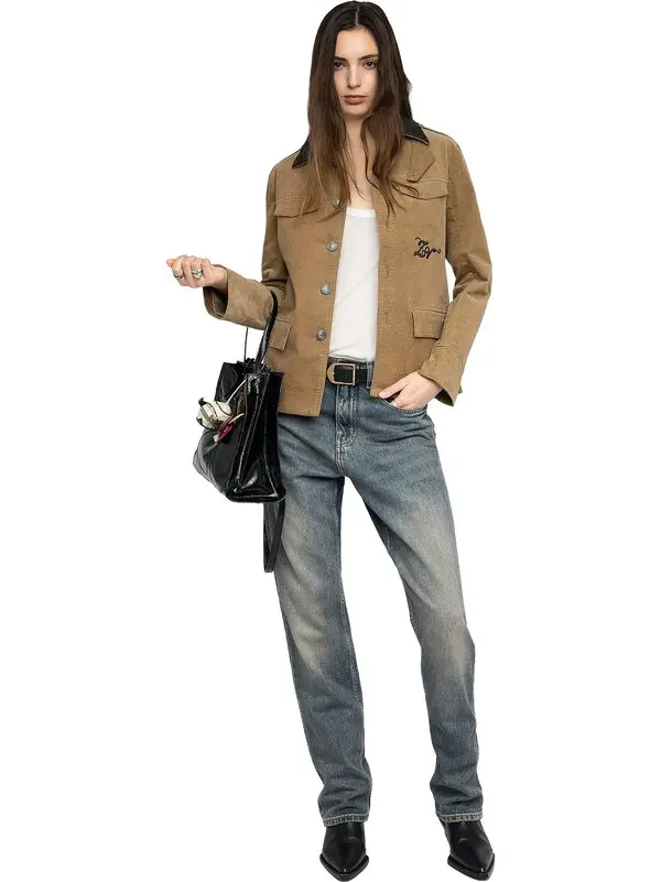 Zadig&Voltaire Military-inspired Jacket - Cookie