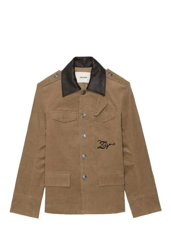 Zadig&Voltaire Military-inspired Jacket - Cookie