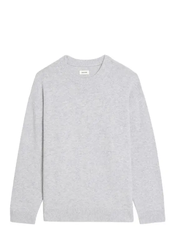 Zadig&Voltaire Merino Wool And Cashmere Sweater - Gris Chine Clai