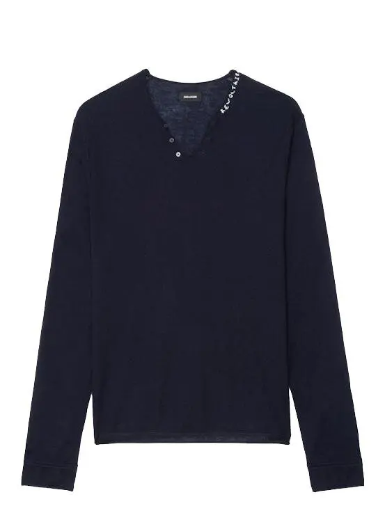 Zadig&Voltaire Monastir Cashmere Sweater - Encre