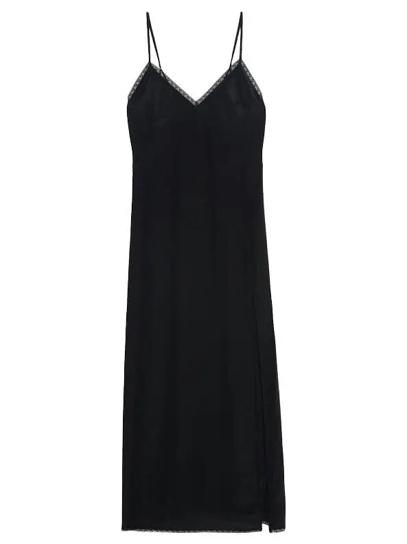 Zadig&Voltaire Ramelil Silk Dress - Black