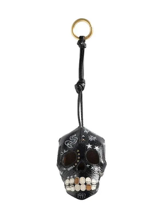 Zadig&Voltaire Skull Keyring - Black