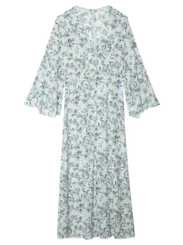 Zadig&Voltaire Rasato Long Dress - Cloud
