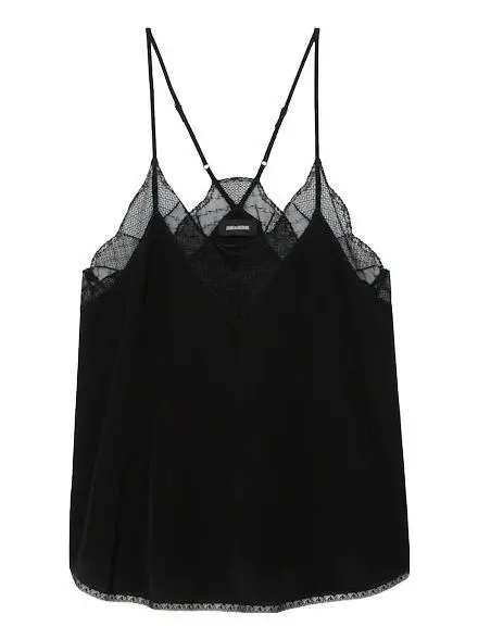 Zadig&Voltaire Christy Silk Camisole - Black