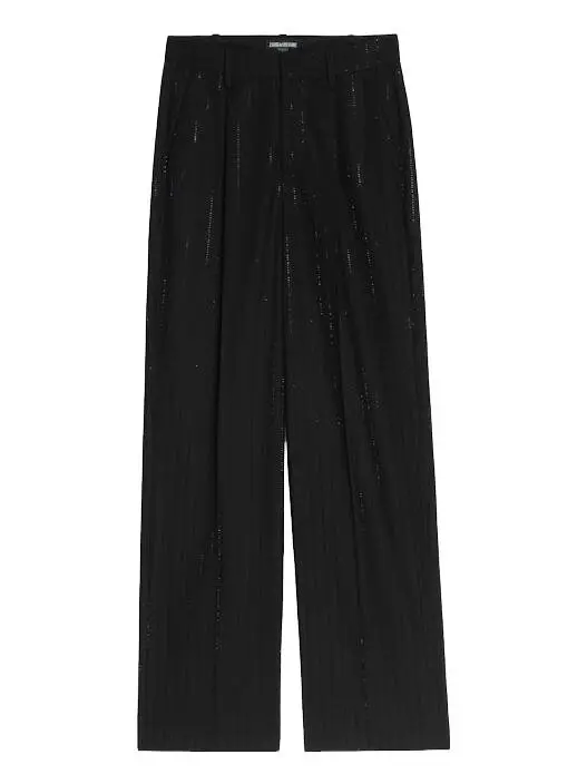 Zadig&Voltaire Straight Leg Trousers - Black