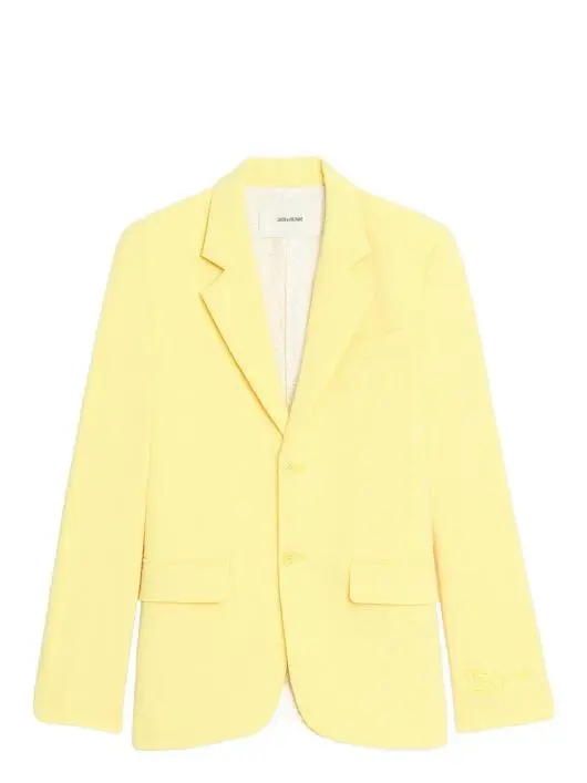 Zadig&Voltaire Tailored Blazer - Banana
