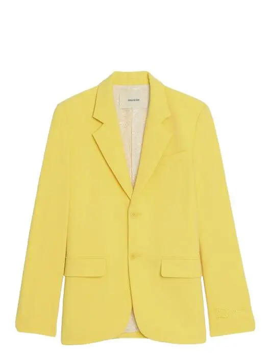 Zadig&Voltaire Structured Blazer - Banana
