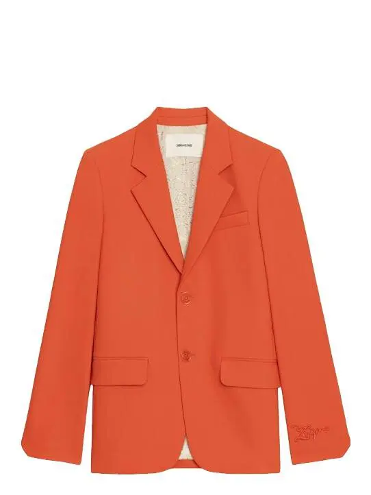 Zadig&Voltaire Structured Blazer - Tangerine