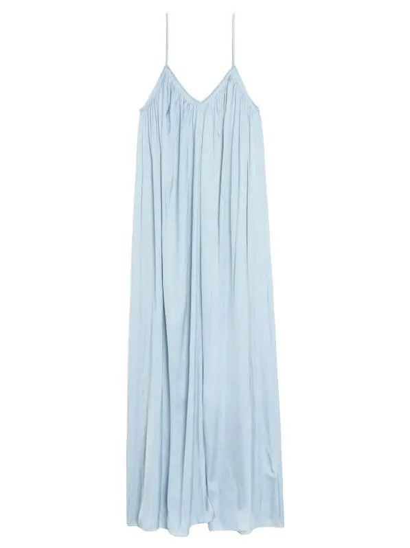 Zadig&Voltaire Ristym Satin Long Dress - Sky
