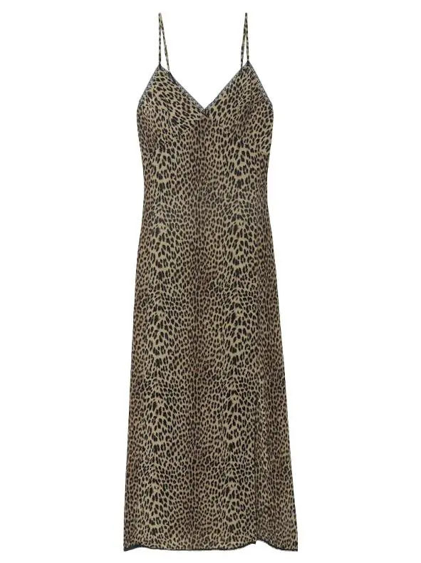 Zadig&Voltaire Ramelil Long Dress - Leaves