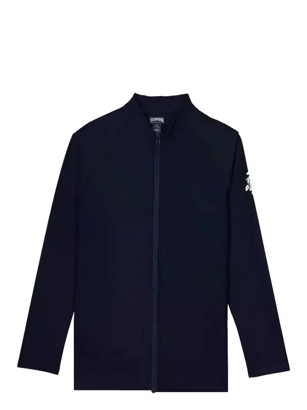 Vilebrequin Long-sleeve Zip-up T-shirt - Blue