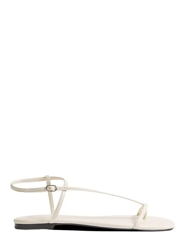 REFORMATION Pina Flat Sandal - Ivory