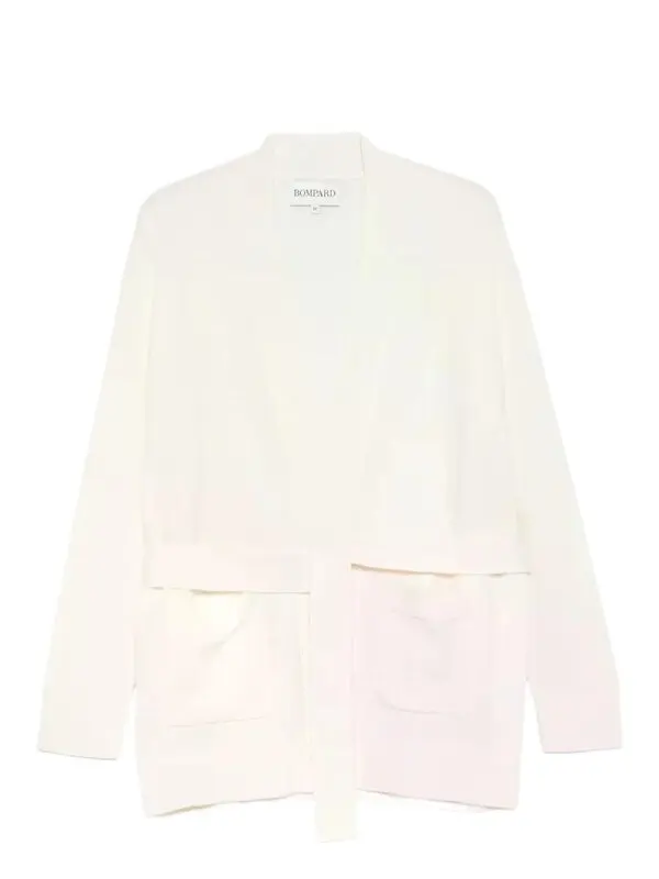 Eric Bompard Belted Pocket Jacket - White