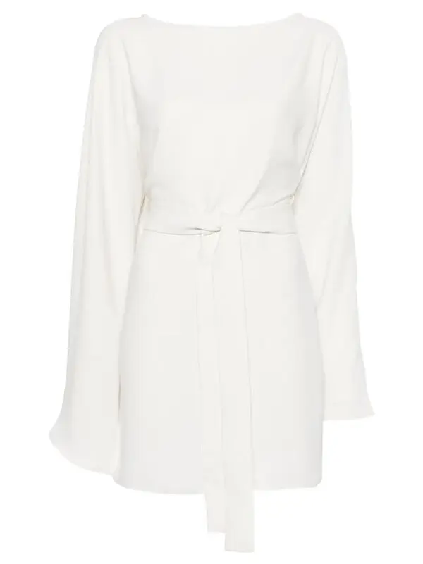 PAROSH Short Dress - White