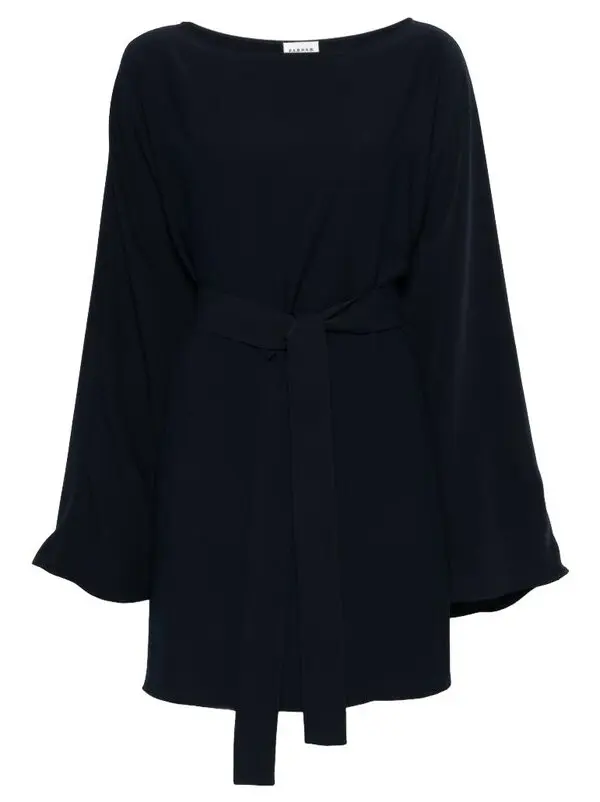 PAROSH Short Dress - Blue