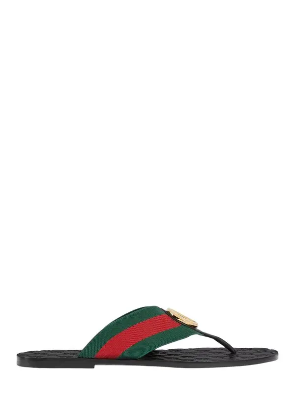 Gucci Riviera Flip-flops - Black