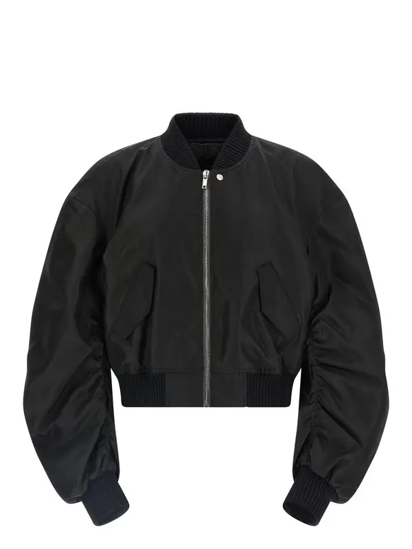 Rick Owens Bomber Secchia Flight Jacket - Black