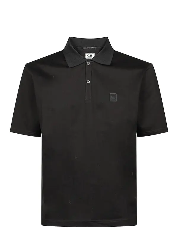 C.P. COMPANY C. P. Company Polo Shirt With Logo - Black