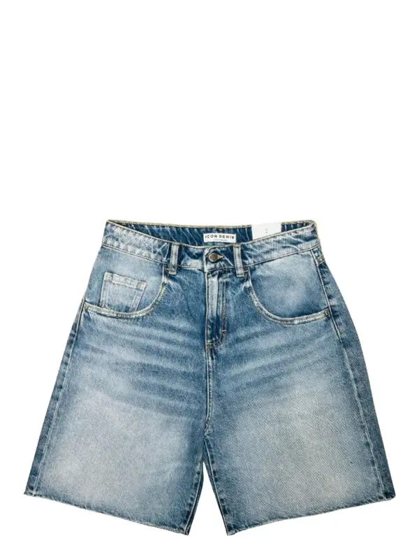 ICON DENIM LA Lea Denim Shorts - Blue
