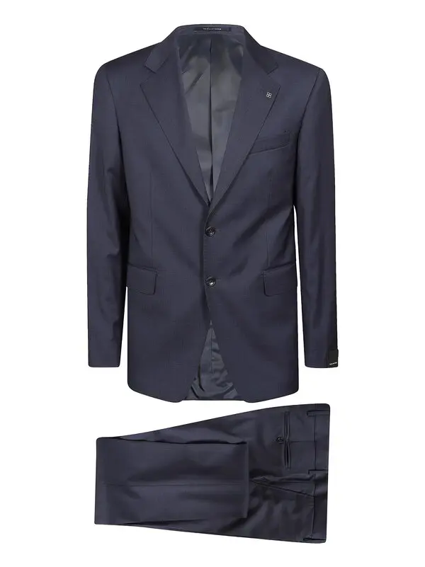 Tagliatore Single-breasted Blazer - Blue