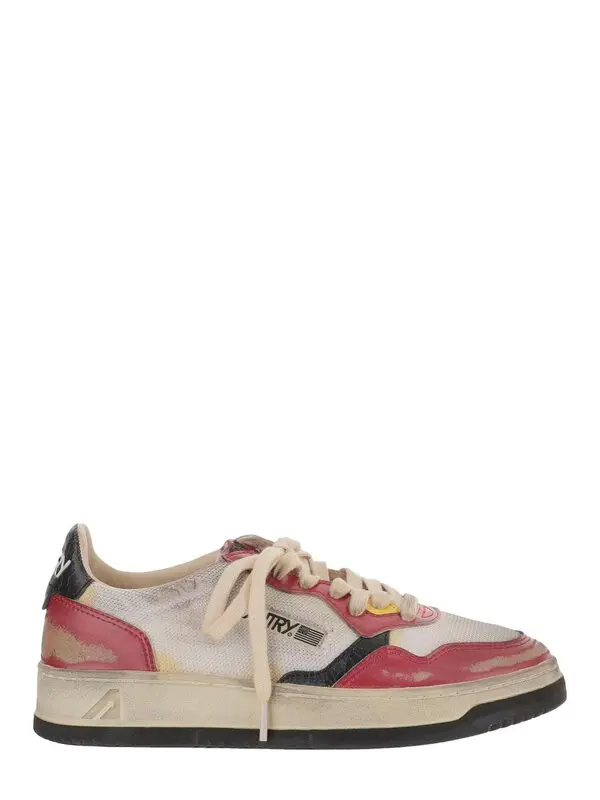 AUTRY Super Vintage Low Top Sneakers - Red