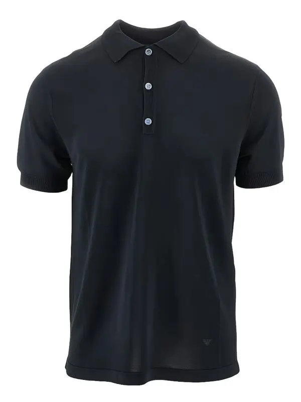 Emporio Armani Logo Polo Shirt - Blue