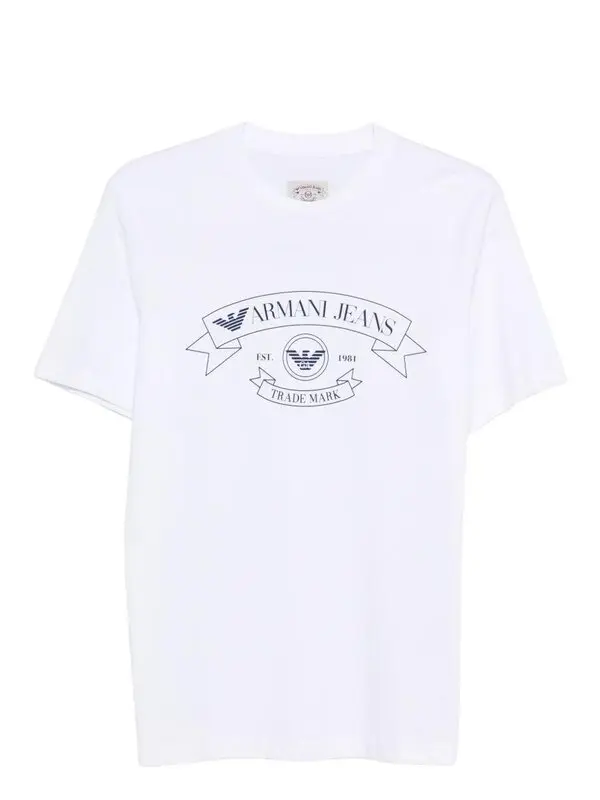 Emporio Armani Logo Cotton T-shirt - White