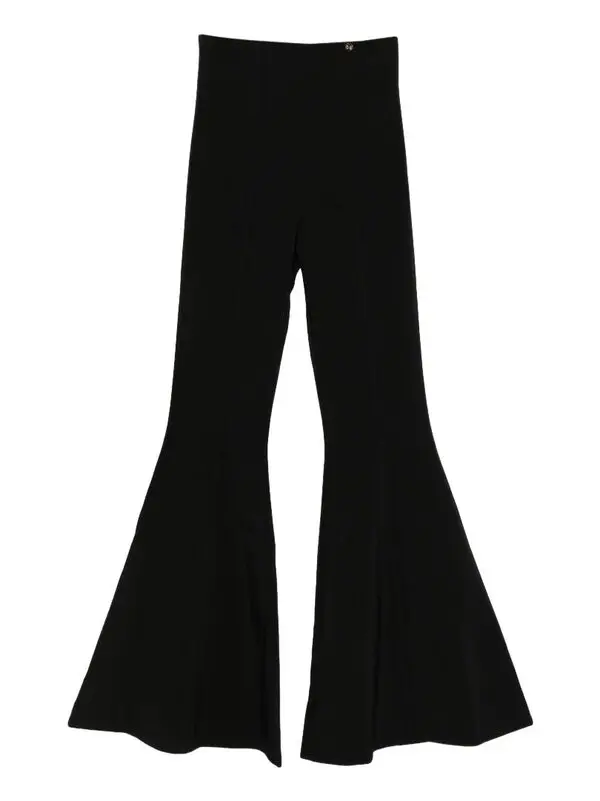 CATALINA Flared Leg Trousers - Black