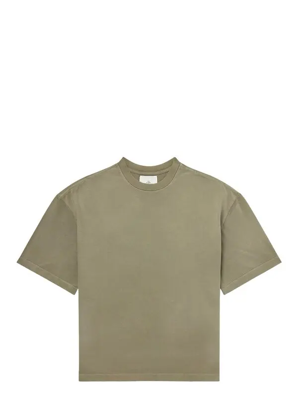 THE ELDER STATESMAN Playa Cotton And Cashmere-blend T-shirt - Green