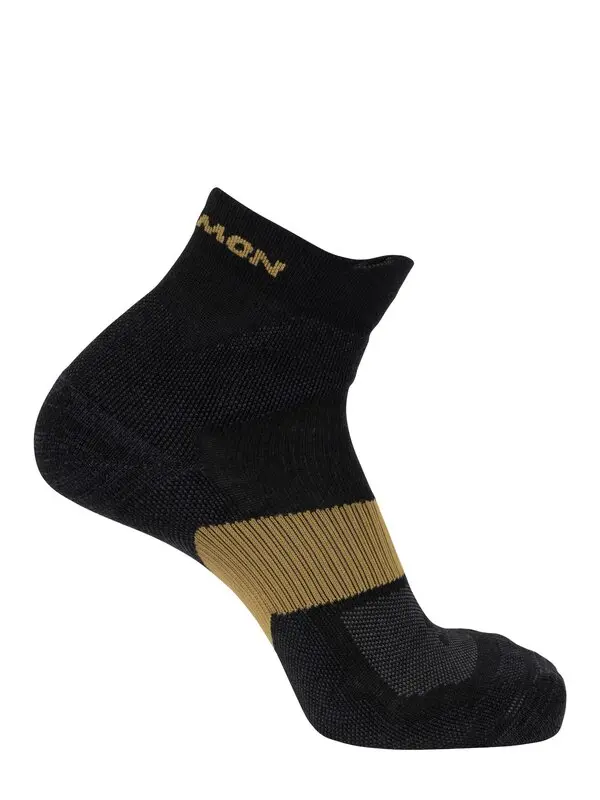 SALOMON X Ultra Quarter Sock - Black / Kelp
