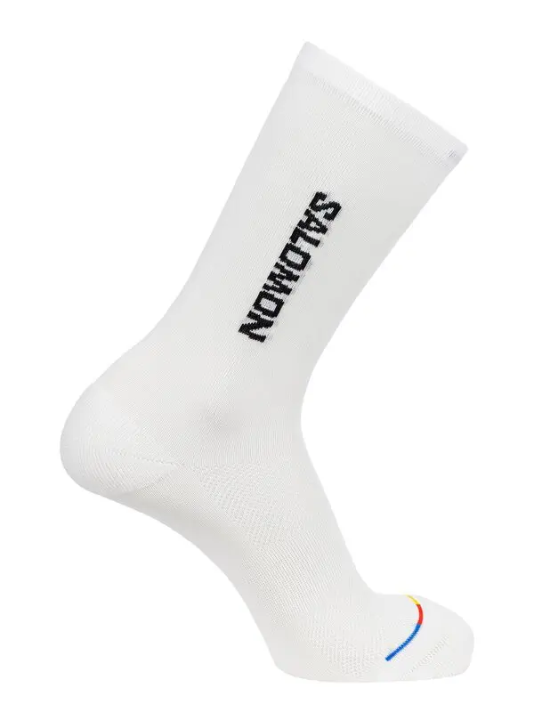 SALOMON 365 Crew Socks - White / Black