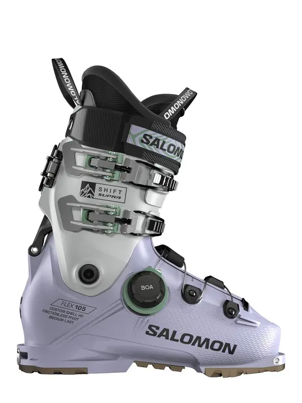 SALOMON Shift Supra Boa® 105 Boots - Cosmic Sky / Cool Gray 5