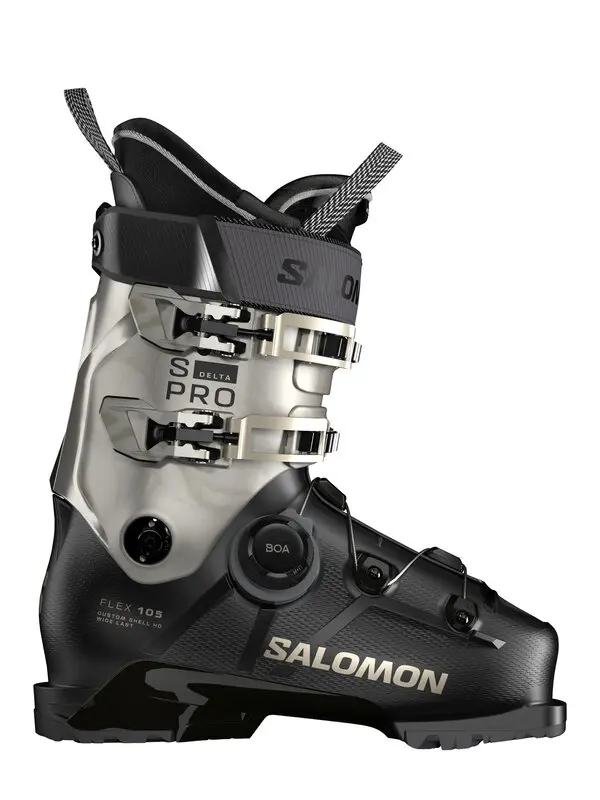 SALOMON S/pro Delta Boa® 105 Boots - Black / Light Bronze Met.