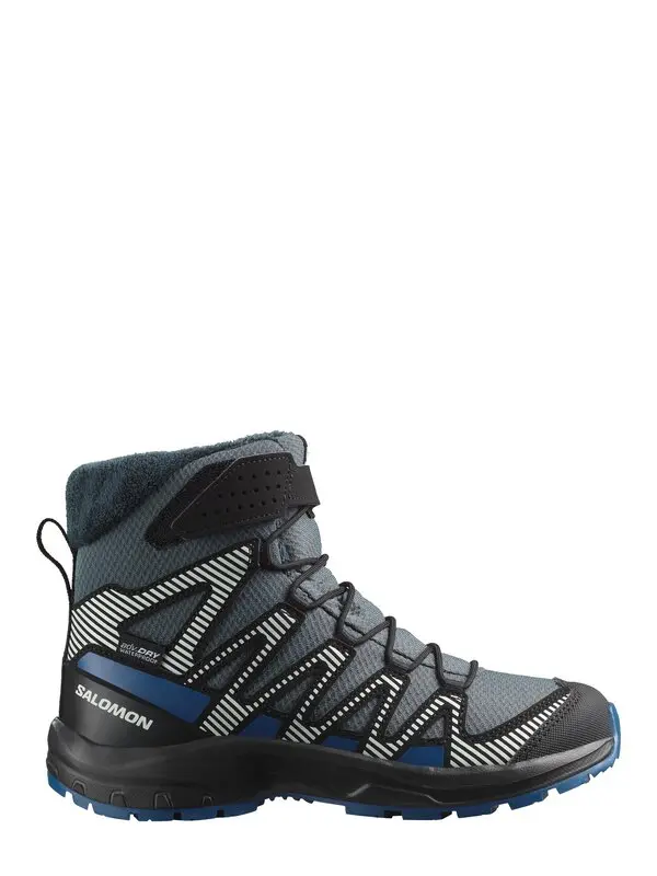 SALOMON Xa Pro V8 Winter Waterproof Shoes - Turbulence / Black