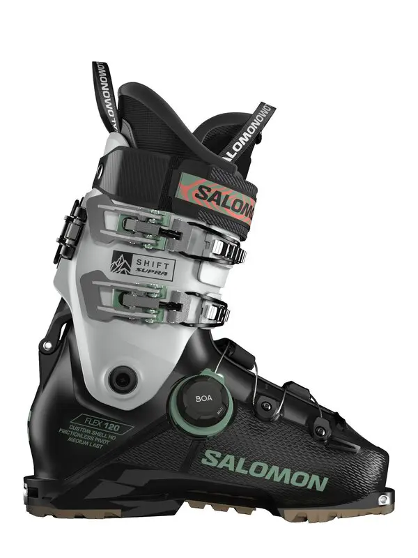 SALOMON Shift Supra Boa® 120 Boots - Black / Cool Gray 5