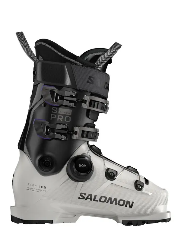 SALOMON S/pro Supra Boa® 105 Boots - Gray Aurora / Black