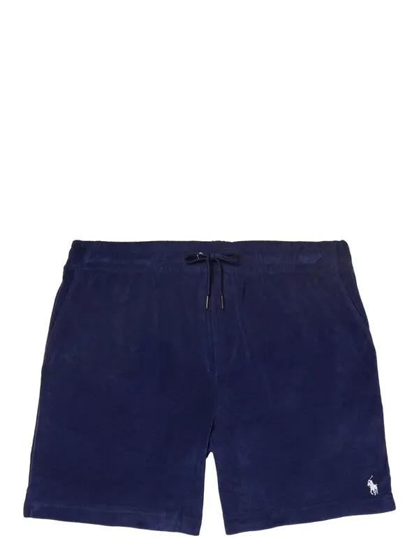 Polo Ralph Lauren Cotton-blend Terry Drawstring Shorts - Navy