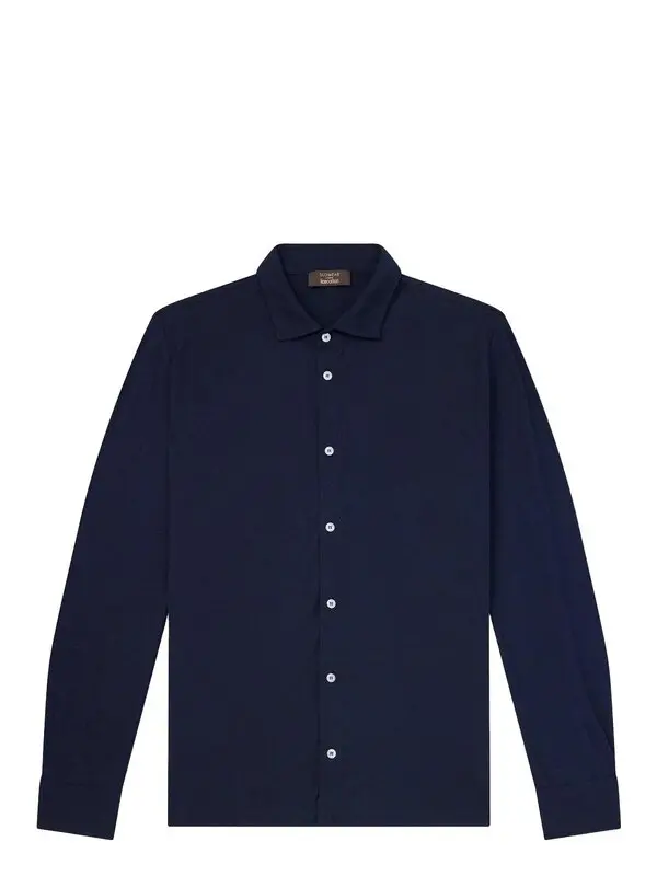 SLOWEAR Zanone Slim-fit Icecotton Shirt - Blue
