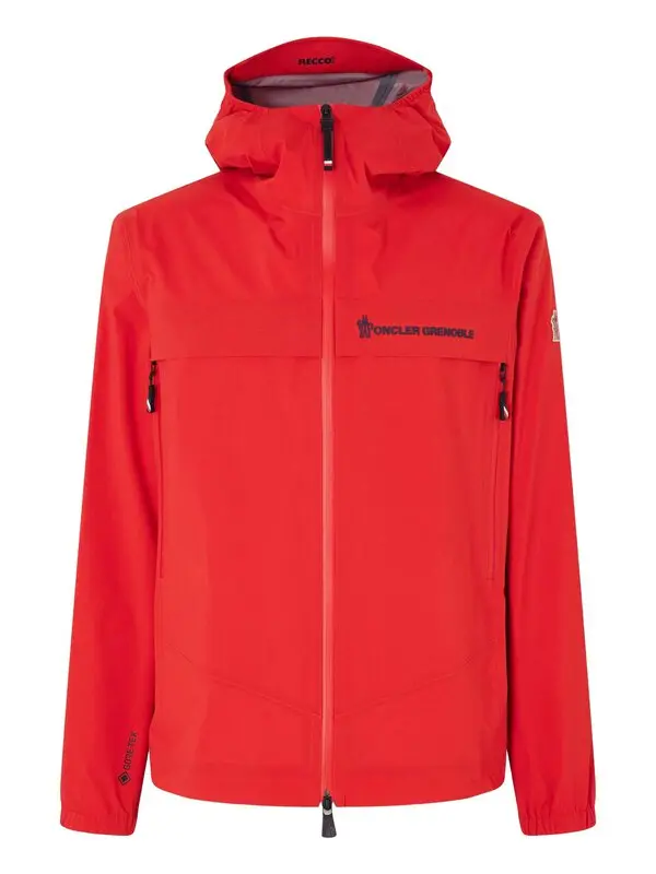 Moncler Shipton Packable Logo-appliquéd Gore-tex® Shell Hooded Jacket - Red