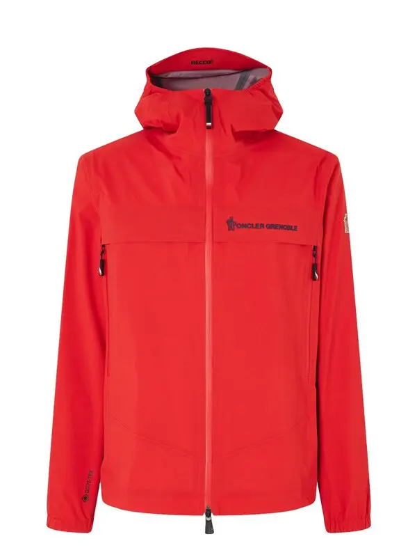 Moncler Shipton Packable Logo-appliquéd Gore-tex® Shell Hooded Jacket - Red
