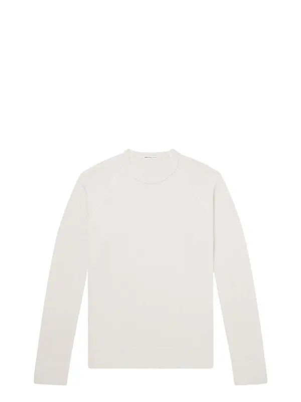 JAMES PERSE Supima Cotton-jersey Sweatshirt - Neutrals