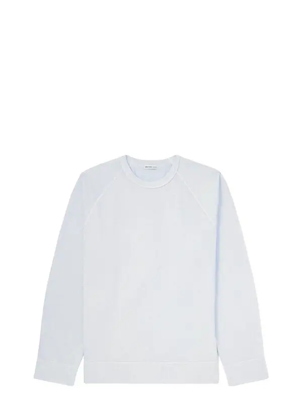 JAMES PERSE Supima Cotton-jersey Sweatshirt - Blue