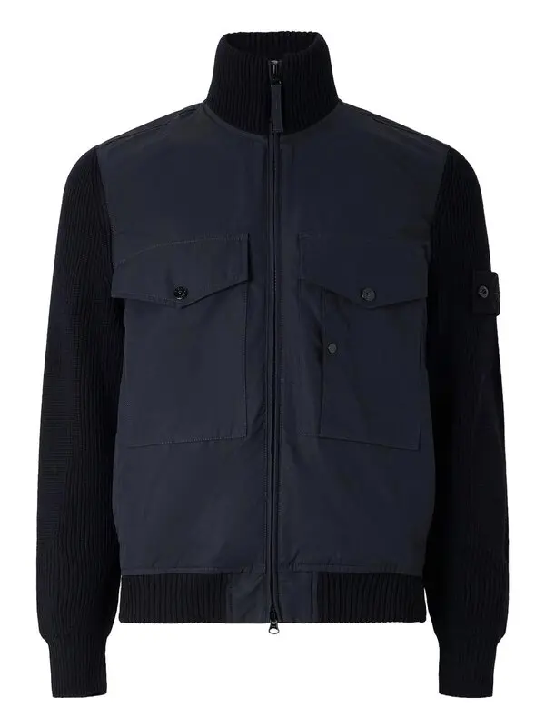 Stone Island Twisted Straight-leg Carpenter Jeans - Black