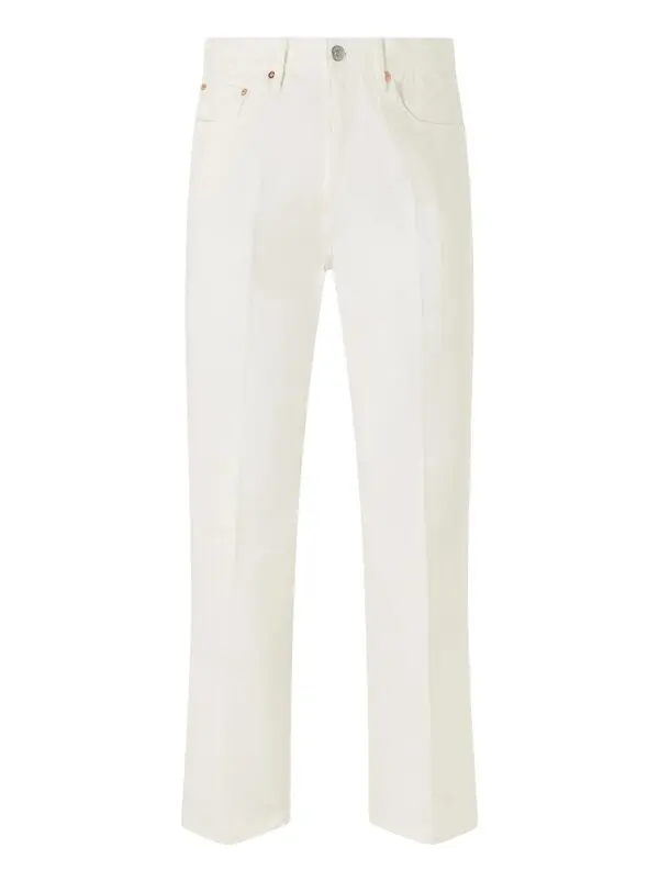 KAPTAIN SUNSHINE Skate Straight-leg Jeans - White