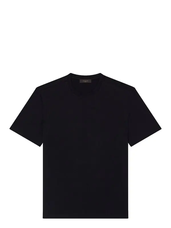 SLOWEAR Cotton And Silk-blend Jersey T-shirt - Black