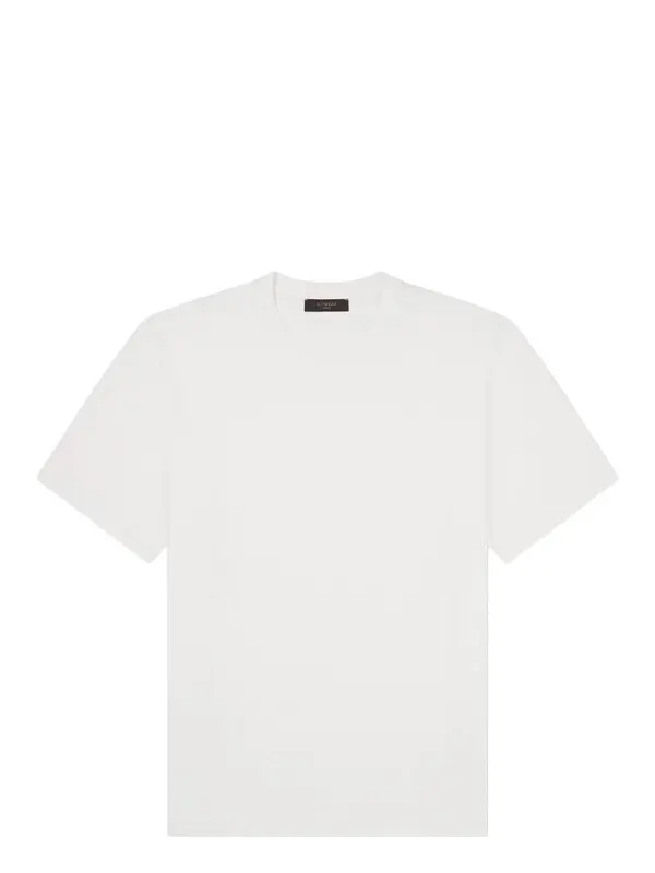SLOWEAR Cotton And Silk-blend Jersey T-shirt - White
