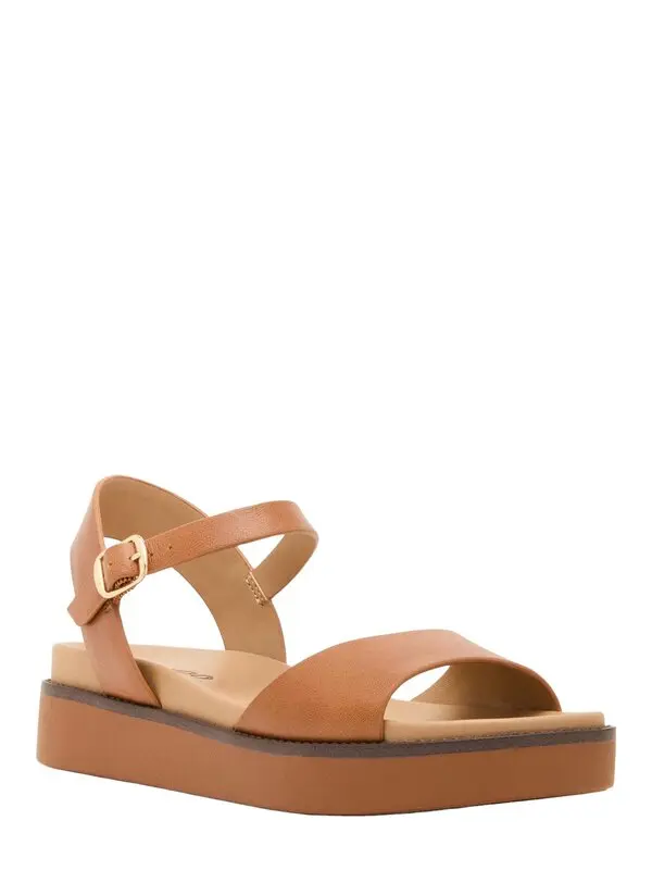 Blondo Rifkin Ankle Strap Sandal - Cognac Leather